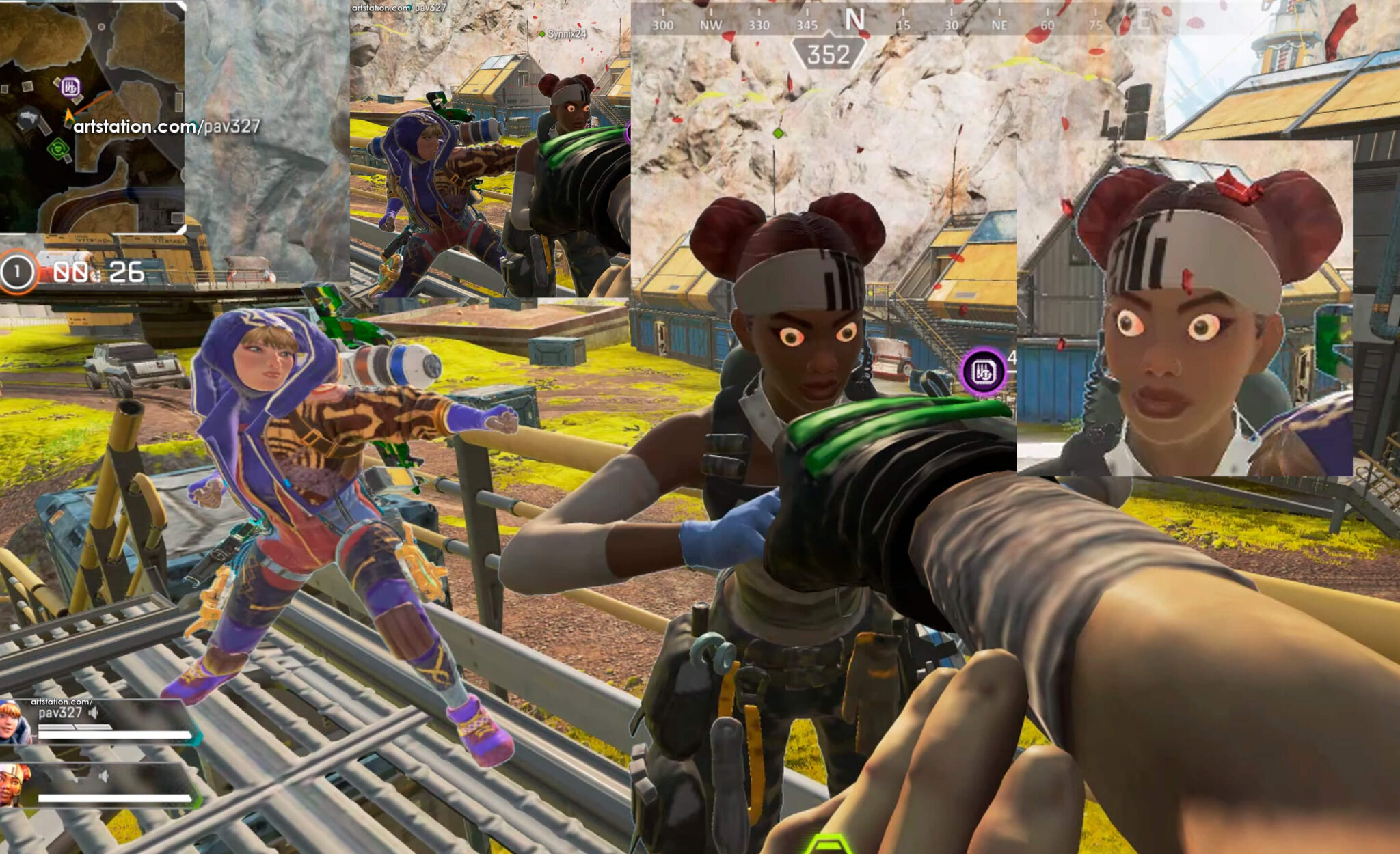 【Apex】ライフラインの目玉が飛び出るバグが面白いwwww | BaskMedia