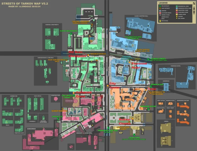 【タルコフ/EFT】Skier「Route Deviation」タスク解説メモ【SoTのBTR停留所にマーカー設置】